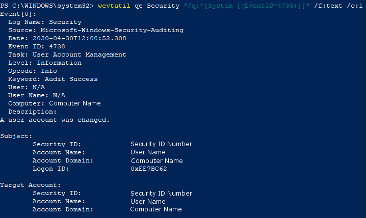 What2Log - Account Changed