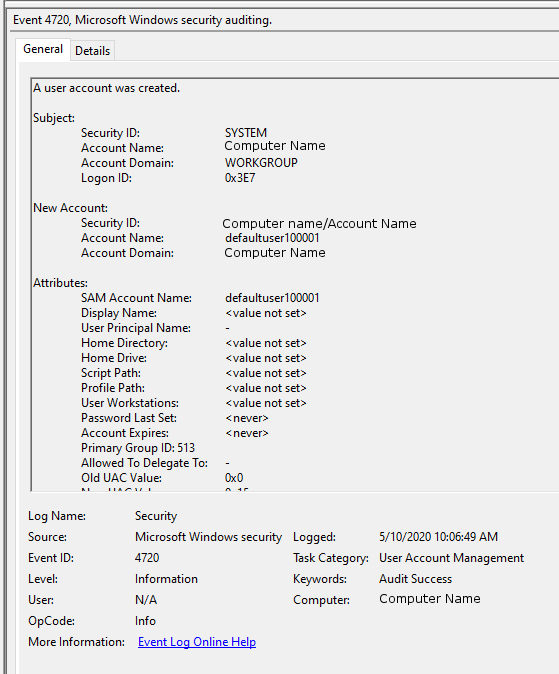 What2Log - Account Created