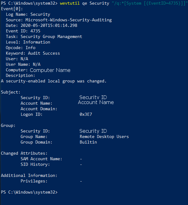 What2Log - Group Change