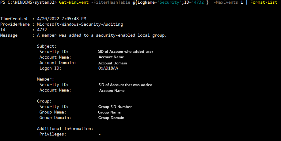 What2Log - Member Added to Group