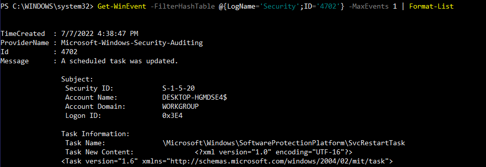What2Log - Scheduled Task Update
