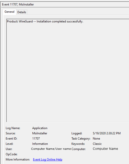 What2Log - Software Installed