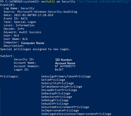 What2Log - Special Logon
